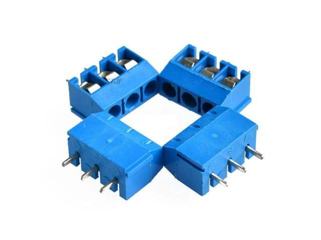 Click here for 10PCS KF301 3 Pin Screw Connector 5mm Pitch 5.08-3... prices