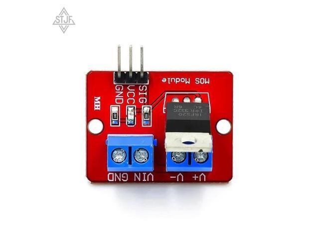 Click here for 0-24V Top Mosfet Button IRF520 MOS Driver Module F... prices
