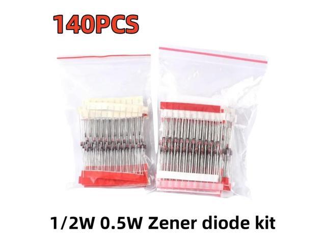 Click here for 140PCS 7values * 20PCS 1/2W 0.5W Zener diode kit 3... prices