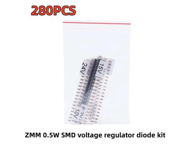 Click here for 280PCS 14values * 20PCS ZMM 0.5W SMD voltage regul... prices