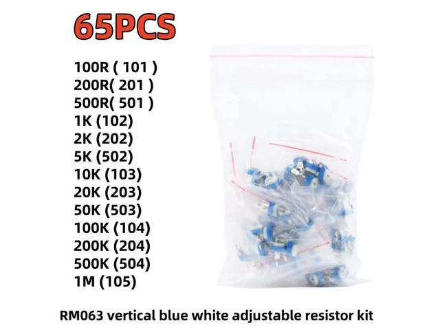 Click here for 65PCS 13values * 5 PCS=65PCS RM063 vertical blue w... prices