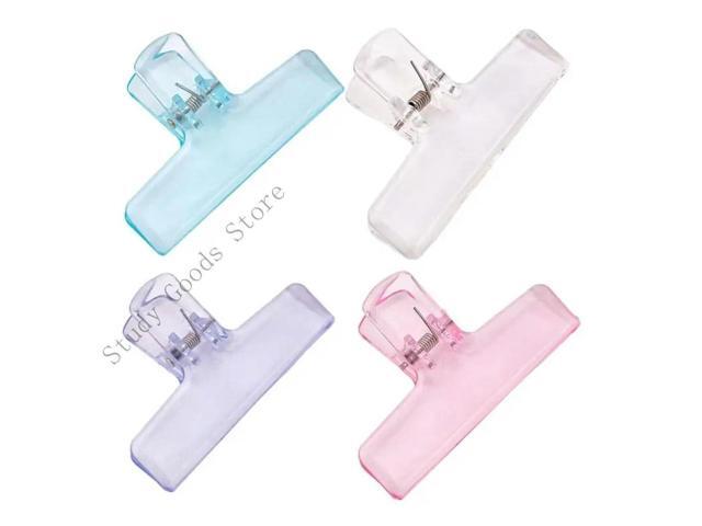 Click here for 4Pcs Clear Acrylic Paper Clip for Food Bag Photo F... prices