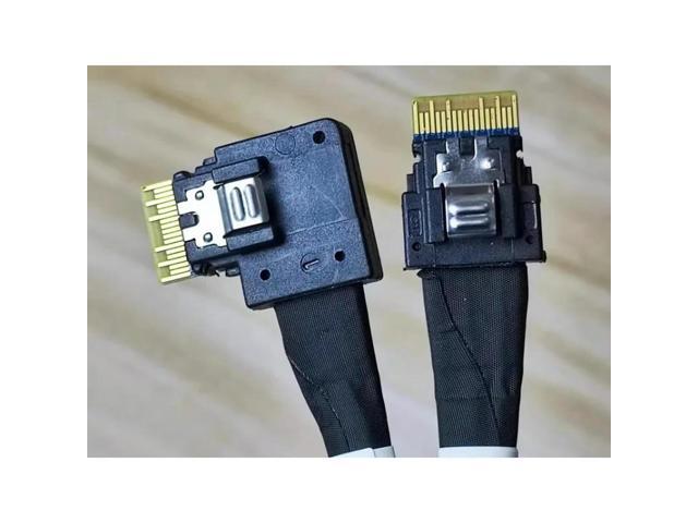 Click here for Slim SAS 4.0 SFF-8654 4X Elbow 36P Connection Data... prices