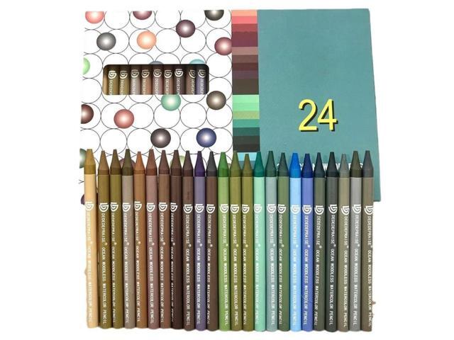 Click here for 24Pcs Woodless Watercolor Pencil for Artist Studen... prices