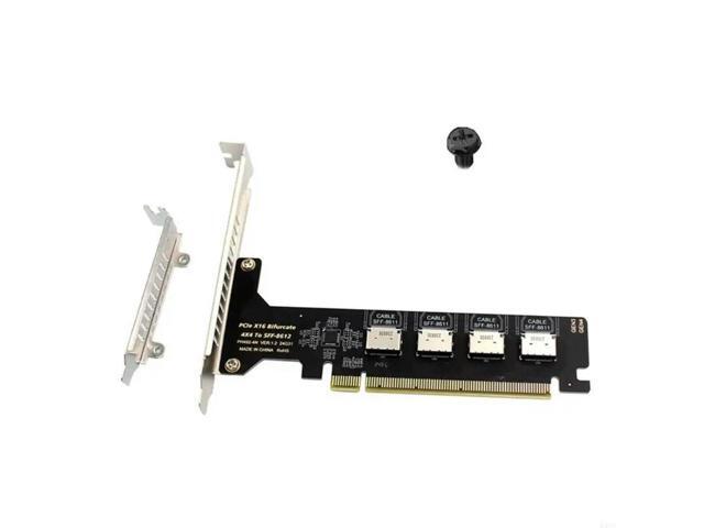 Click here for PCIe X16 To 4 Port Oculink SFF 8612 Adapter For Di... prices