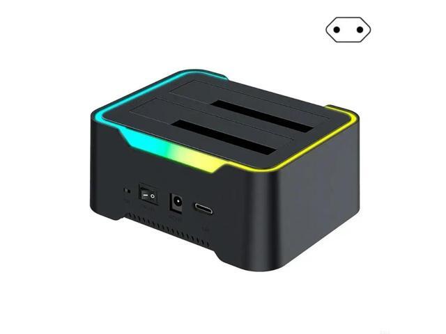 Click here for Type C Double Bay Hard Dock Station 5Gbps Fast Spe... prices