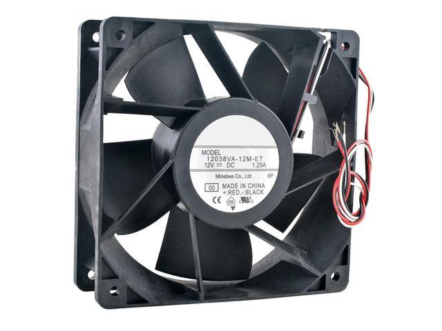 Click here for 120mm Axial Flow Cooling Fan DC12V 3-Pin Double Ba... prices