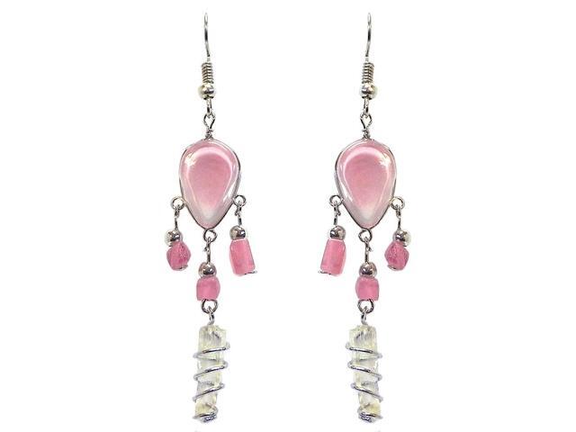 Click here for Teardrop Shaped Cats Eye Glass Bead Chip Stone Wir... prices