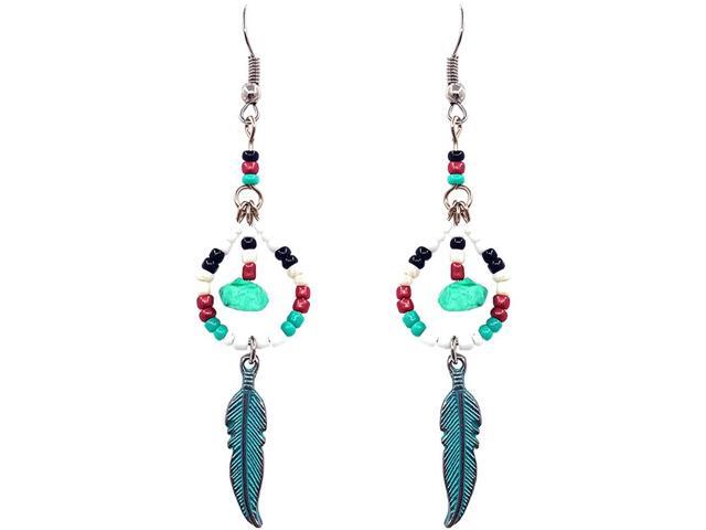 Click here for Native American Inspired Teardrop Shaped Seed Bead... prices