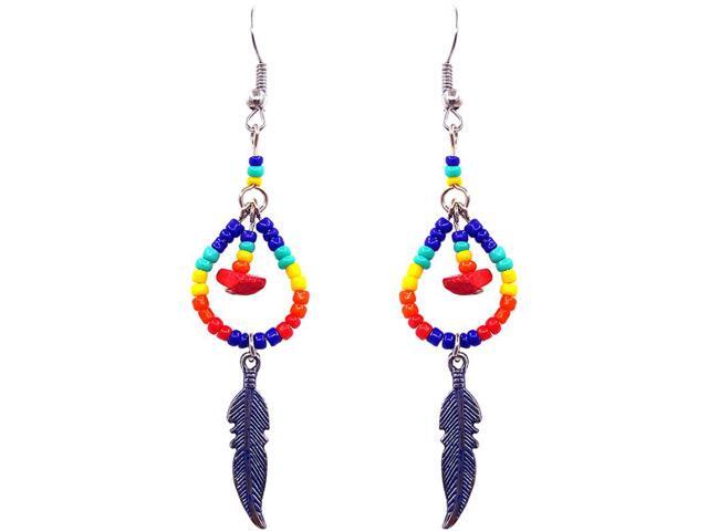 Click here for Native American Inspired Teardrop Shaped Seed Bead... prices
