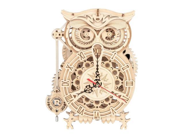 Click here for DIY 3D Moving Gears Puzzle - Owl Clock - 161 pcs prices