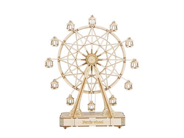 Diy 3D Music Box Puzzle - Ferris Wheel - 232 pcs - Open Miscellaneous