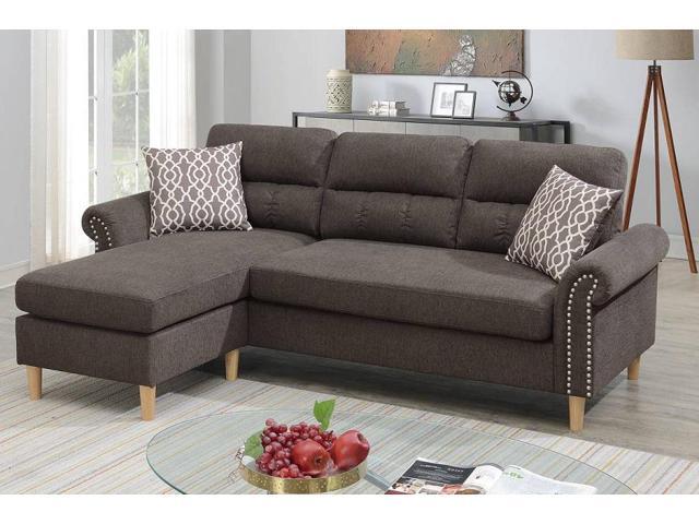 Click here for Maia 2-Piece Sectional Sofa Upholstered in Tan Fab... prices