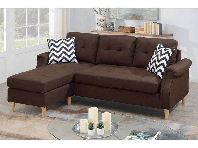 Click here for Florra Reversible Sectional Sofa Set Upholstered i... prices