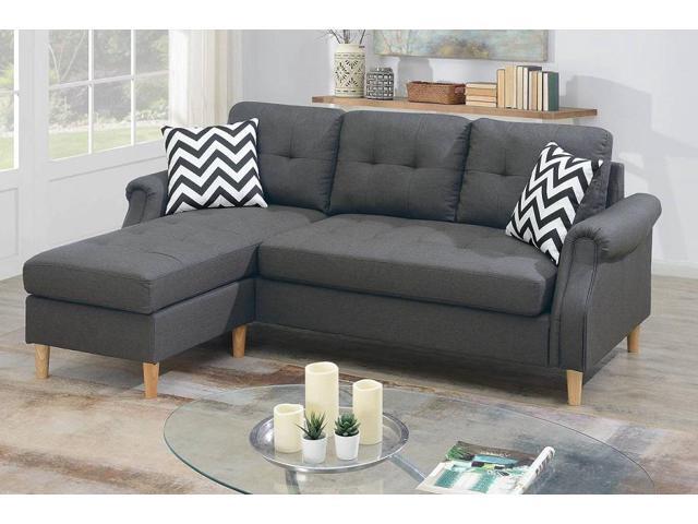 Click here for Florra Reversible Sectional Sofa Set Upholstered i... prices