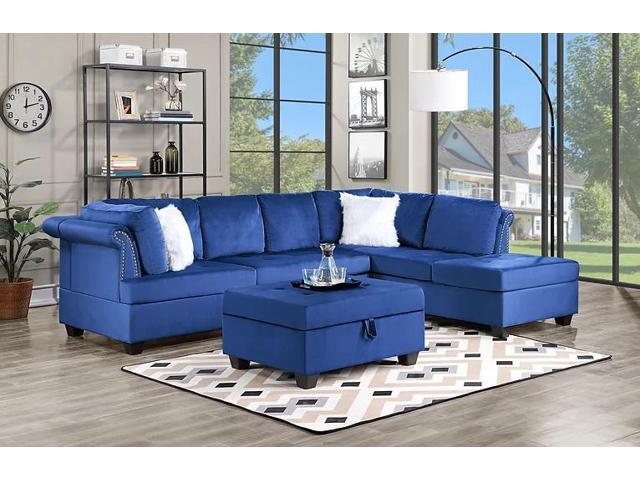 Click here for Valenca 3 Piece Sectional with Storage Ottoman Uph... prices