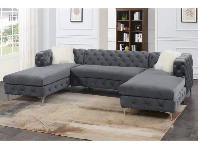 Click here for Lausanne U Shape 3-Piece Living Room Set Upholster... prices