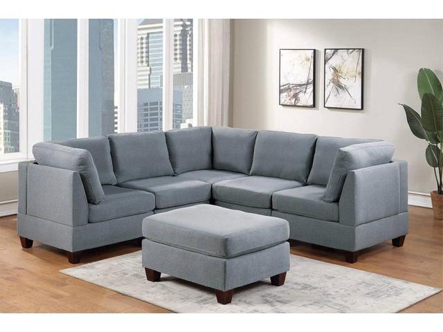 Click here for Stresa V Shape 6-Piece Modular Sectional with Otto... prices