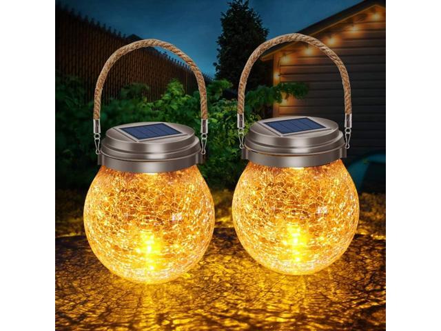 Click here for DBF 2 Pack Solar Lanterns Outdoor Waterproof IP65... prices