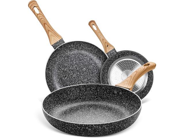 Click here for MICHELANGELO Non Stick Frying Pans - 8+9.5+11 Nons... prices