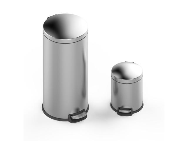 Click here for 8 Gallon and 1.3 Gallon Step-On Stainless Steel Wa... prices