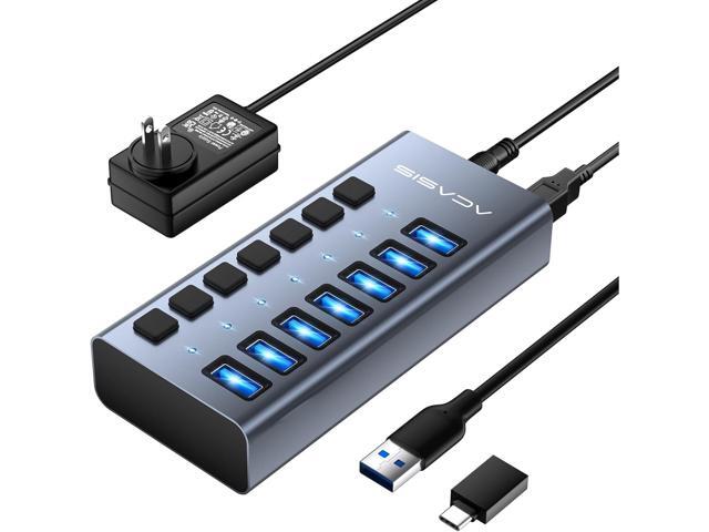 Click here for Powered USB 3.1 Hub  ACASIS 7 Ports USB 3.1 Hub wi... prices