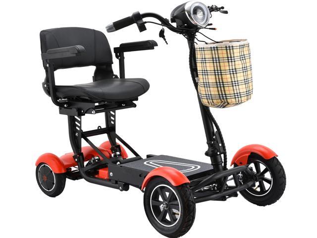 Click here for Wide Seat 4 Wheel Power Scooter  Lightweight Folda... prices