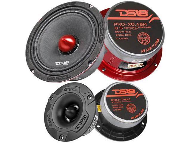 Click here for DS18 Speaker and Tweeter Pack PRO-X6.4BM PRO-TWX1... prices