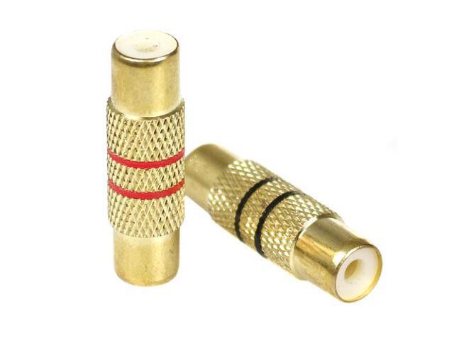 Click here for NEW PAIR AUDIOPIPE Q119 FEMALE RCA PLUG TO RCA PLU... prices