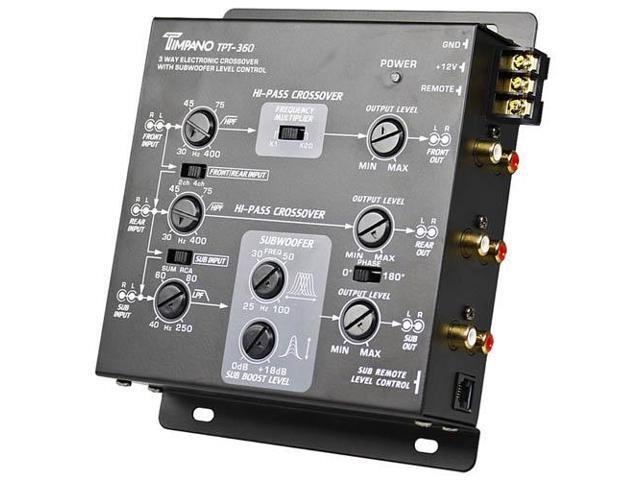 Click here for Timpano 3 Way Electronic Crossover with Sub Remote... prices