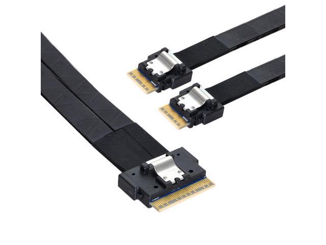 Click here for PCI-Express SFF-8654 8i 74Pin Male to Dual SFF-865... prices