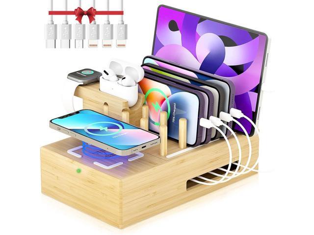 Click here for Bamboo Wireless Charging Station for Multiple Devi... prices