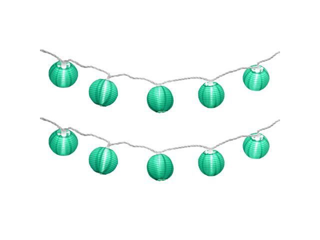Click here for Electric String Lights with 10 Nylon Lanterns - Tu... prices