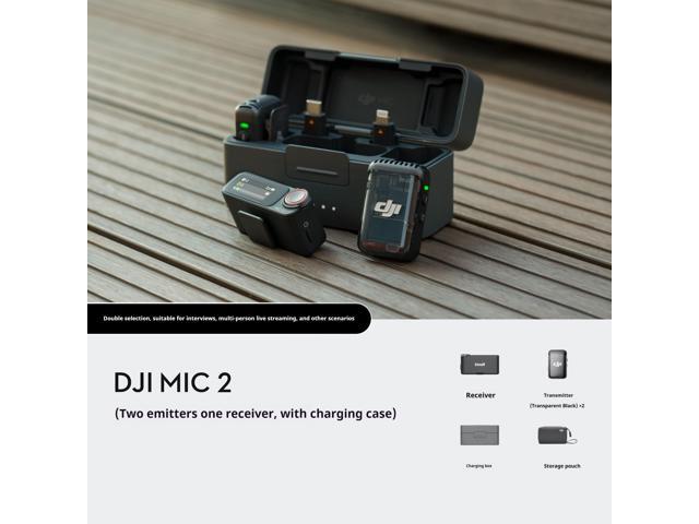 Click here for DJI Mic2 (2TX+1RX+Charging Case)  Wireless Lavalie... prices