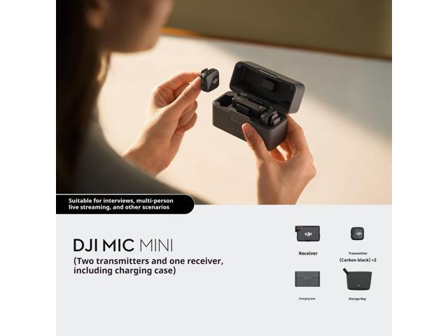 Click here for DJI Mic Mini (2TX+1RX+Charging Case)  Wireless Lav... prices