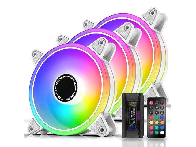 Click here for EZDIY-FAB White Moonlight 120mm RGB Case Fan with... prices