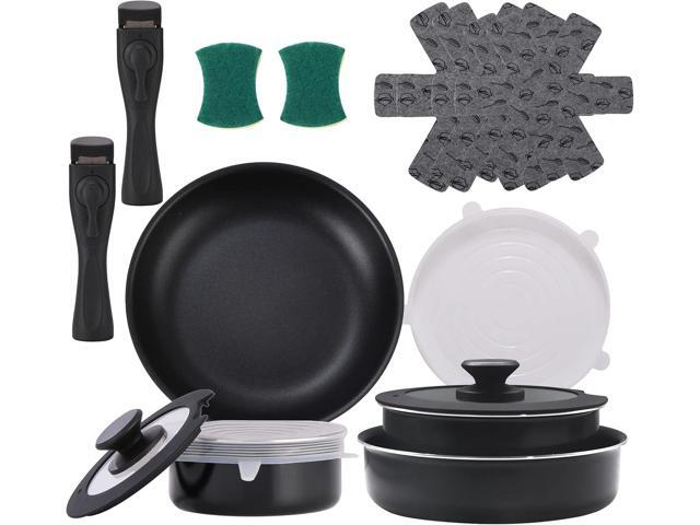 Click here for 16 Pieces Kitchen Removable Handle Cookware Sets... prices