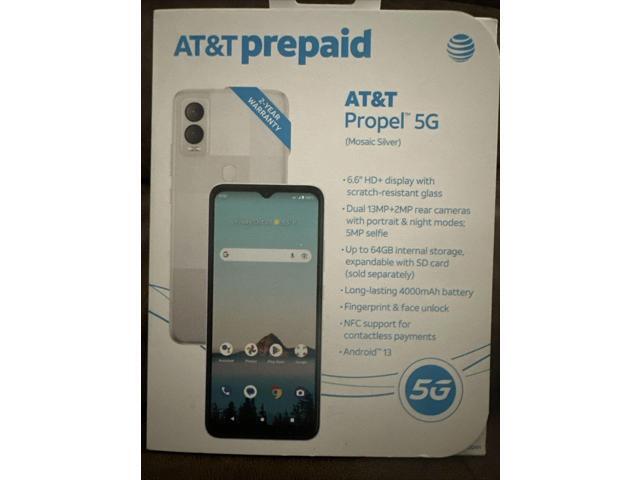 Click here for Propel 5G 64GB Android 13 Mosaic Silver Smartphone... prices
