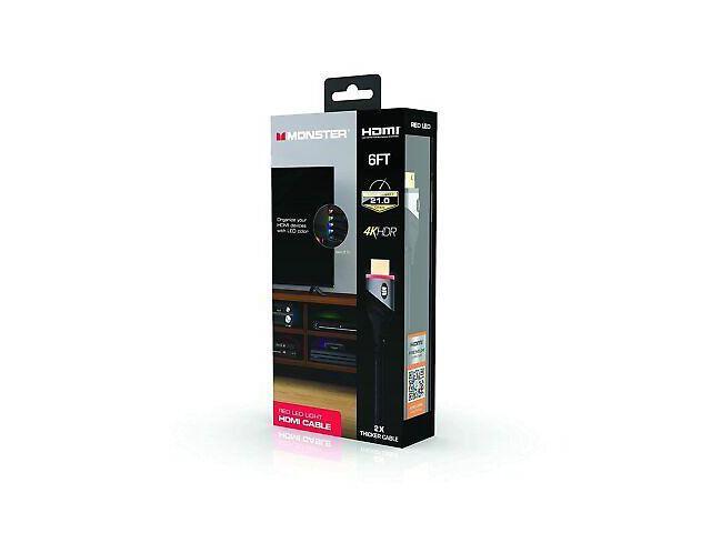 Click here for Monster 6 Red LED Light HDMI Cable MHV1-1026-RED prices