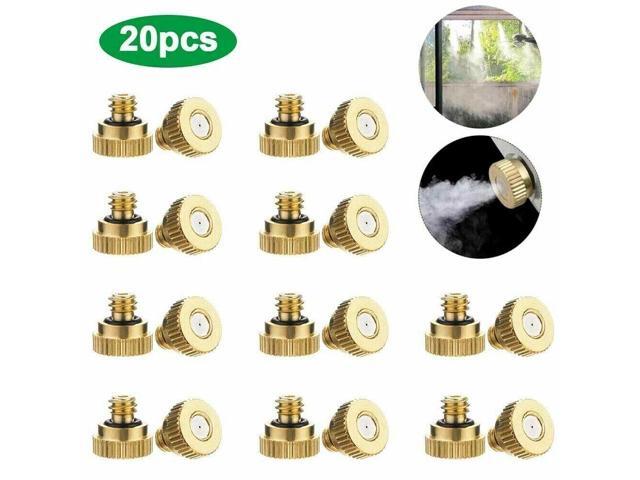 Click here for 20x Brass Misting Nozzles Mister Sprinkler Outdoor... prices
