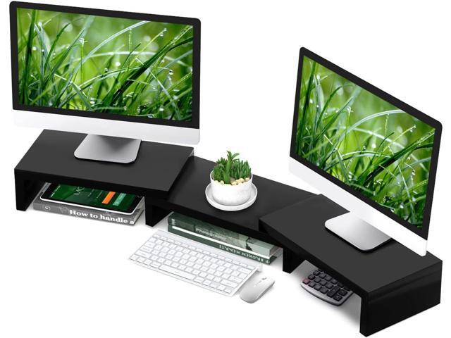 Click here for Dual Monitor Stand Riser Office Desktop Organizer... prices