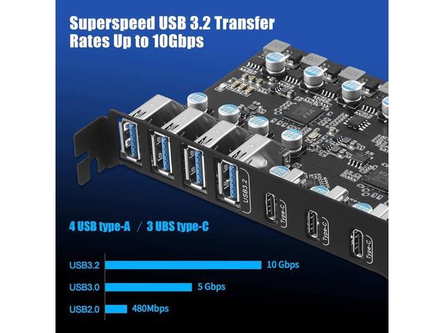 Click here for PCIe to USB 3.2 Gen 2 Card with 20 Gbps Bandwidth... prices