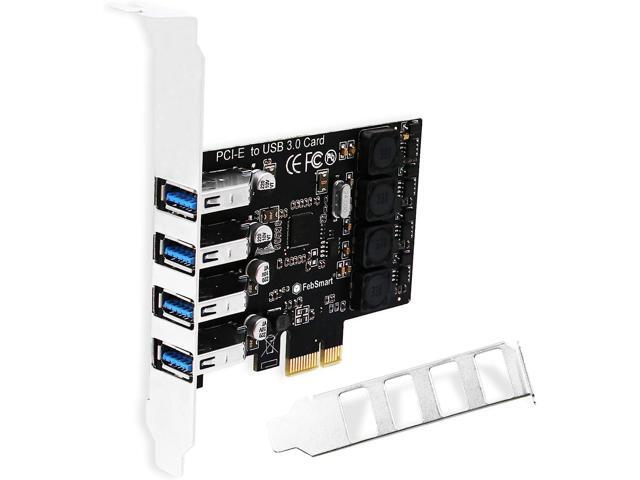 Click here for FebSmart PCIE 4-Ports Superspeed 5Gbps USB 3.0 Exp... prices