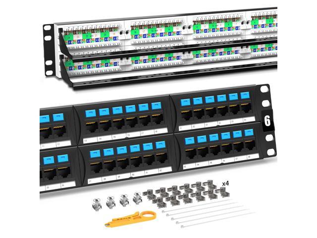 Click here for AMPCOM CAT6 48 Ports Patch Panel  Rack Mount - 2U... prices