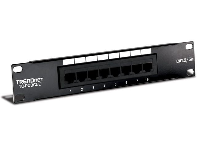 Click here for TRENDnet 8 Port Cat5/5e Unshielded Patch Panel TC-... prices