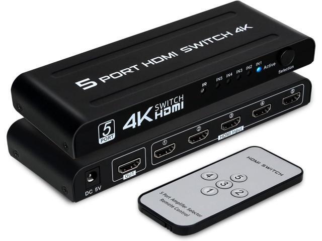 Click here for 4K HDMI Switch 5 in 1 Out  5 Port HDMI Switcher Se... prices