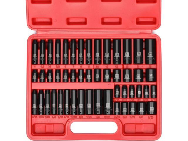 Click here for MIXPOWER 50 Pieces 1/4 Dr. Impact Socket Set  CR-V... prices