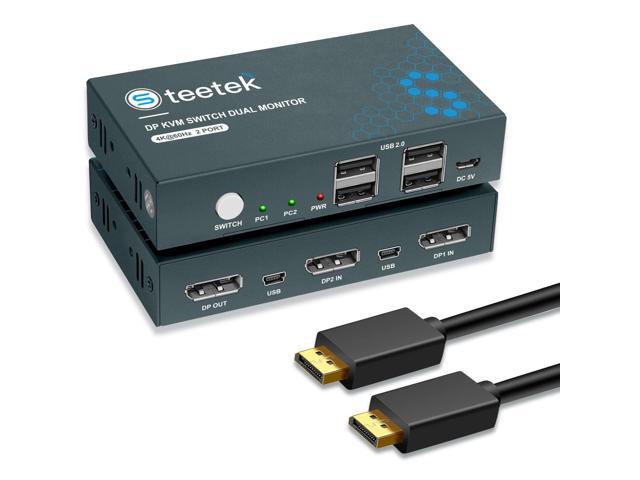 Click here for Steetek 2 Port DP USB 2.0 KVM Switch 4K@60Hz  KVM... prices