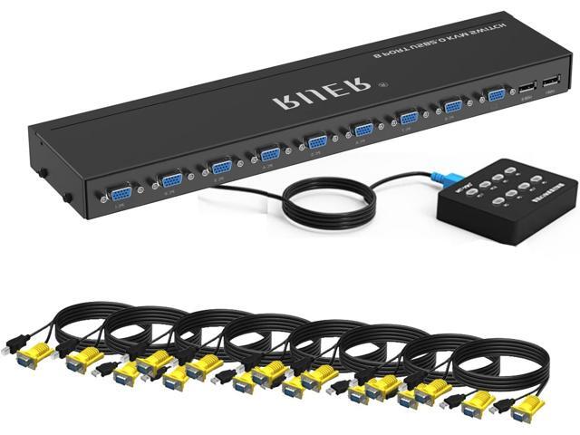 Click here for 8 Port KVM Switch  Smart Manual Button Press VGA S... prices