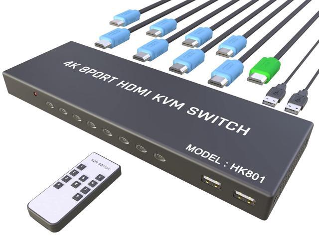 Click here for KVM Switch HDMI 8 Port - HDMI Switch with Remote-... prices